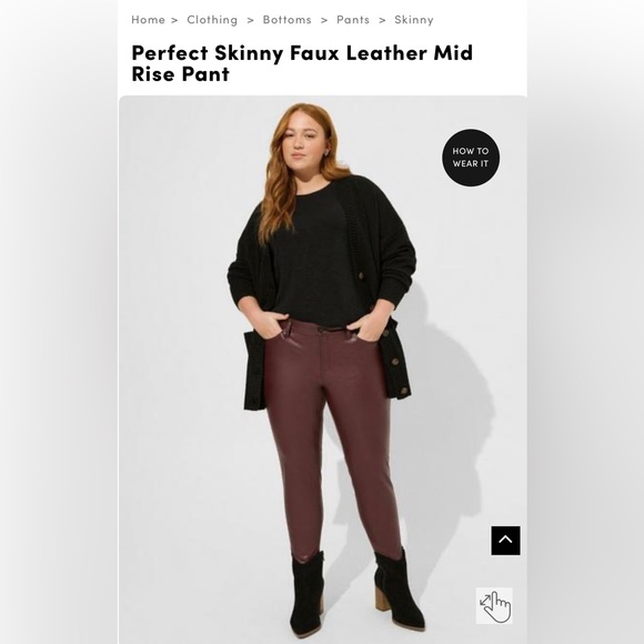 torrid | Pants & Jumpsuits | Torrid Faux Leather Pants | Poshmark